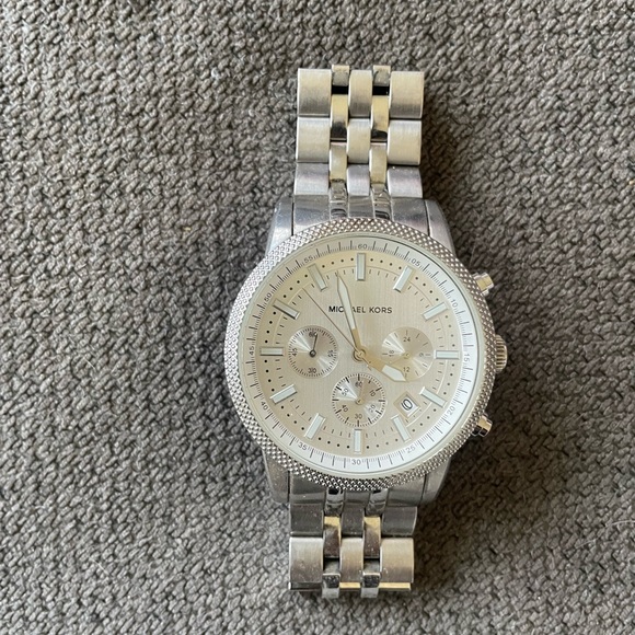Michael Kors | Accessories | Michael Kors Silver Watch | Poshmark